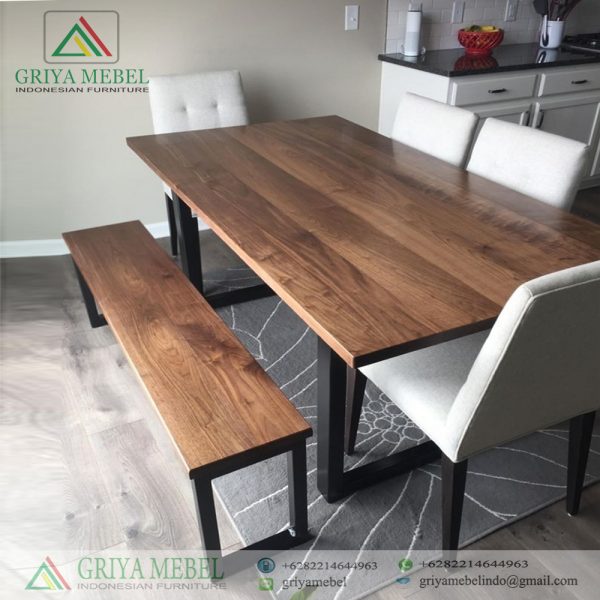 Almari Buku Antik 3 Pintu Rustic | Furniture Jati Jepara