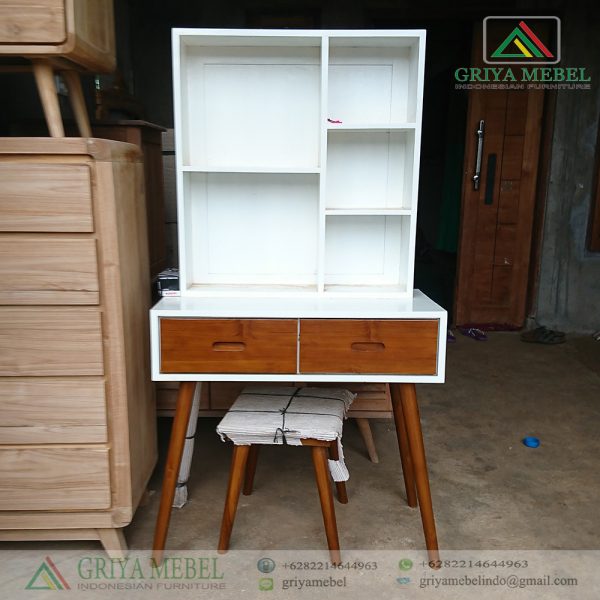 Almari Hias Minimalis Jati Rustic | Furniture Jati Jepara